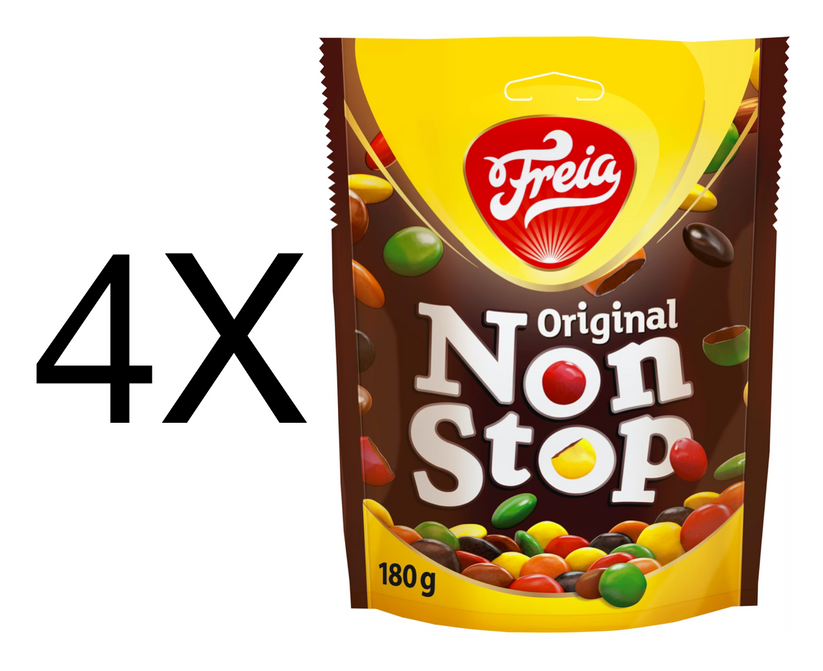 Freia Non Stop Norwegian Chocolate 4X150g Free Worldwide Shipping ...